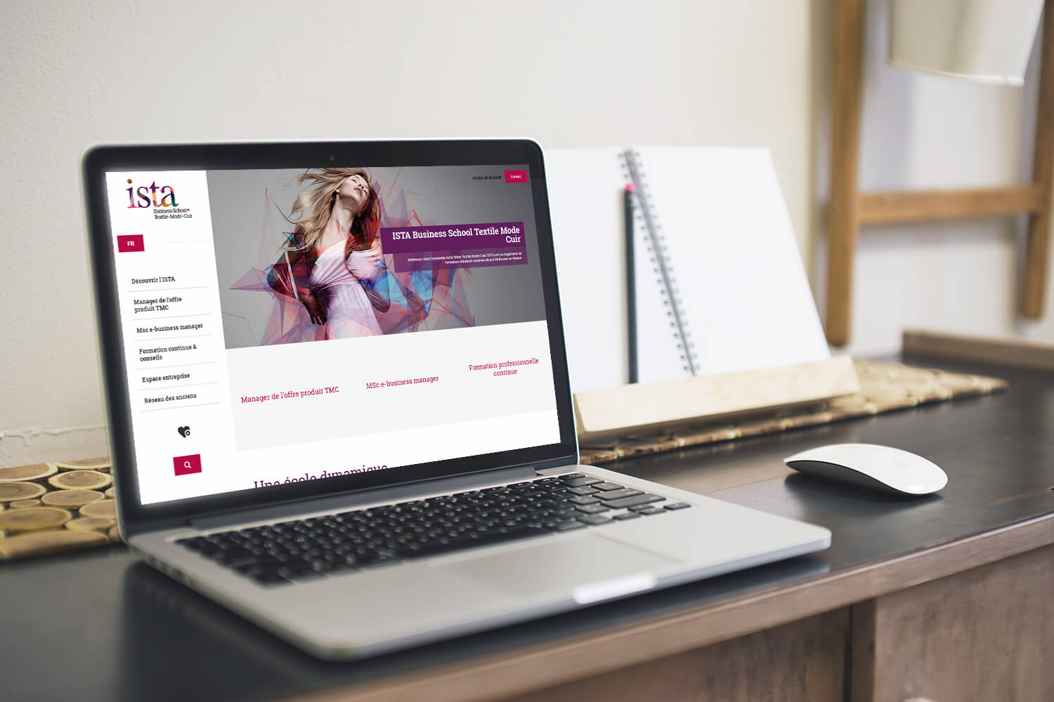 Création de site centre de formation, Agence Web ISTA | Première Place