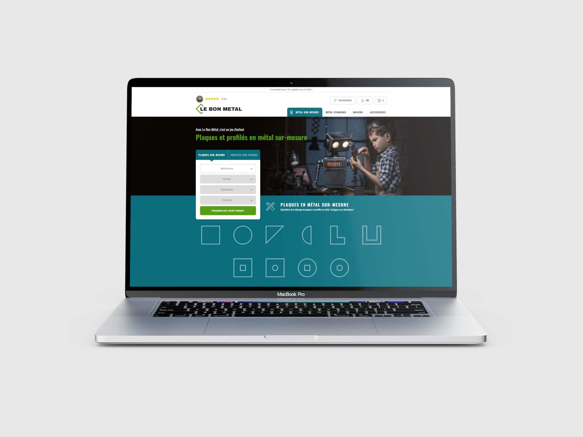 Accompagnement e-Marketing Le Bon Métal | Première Place